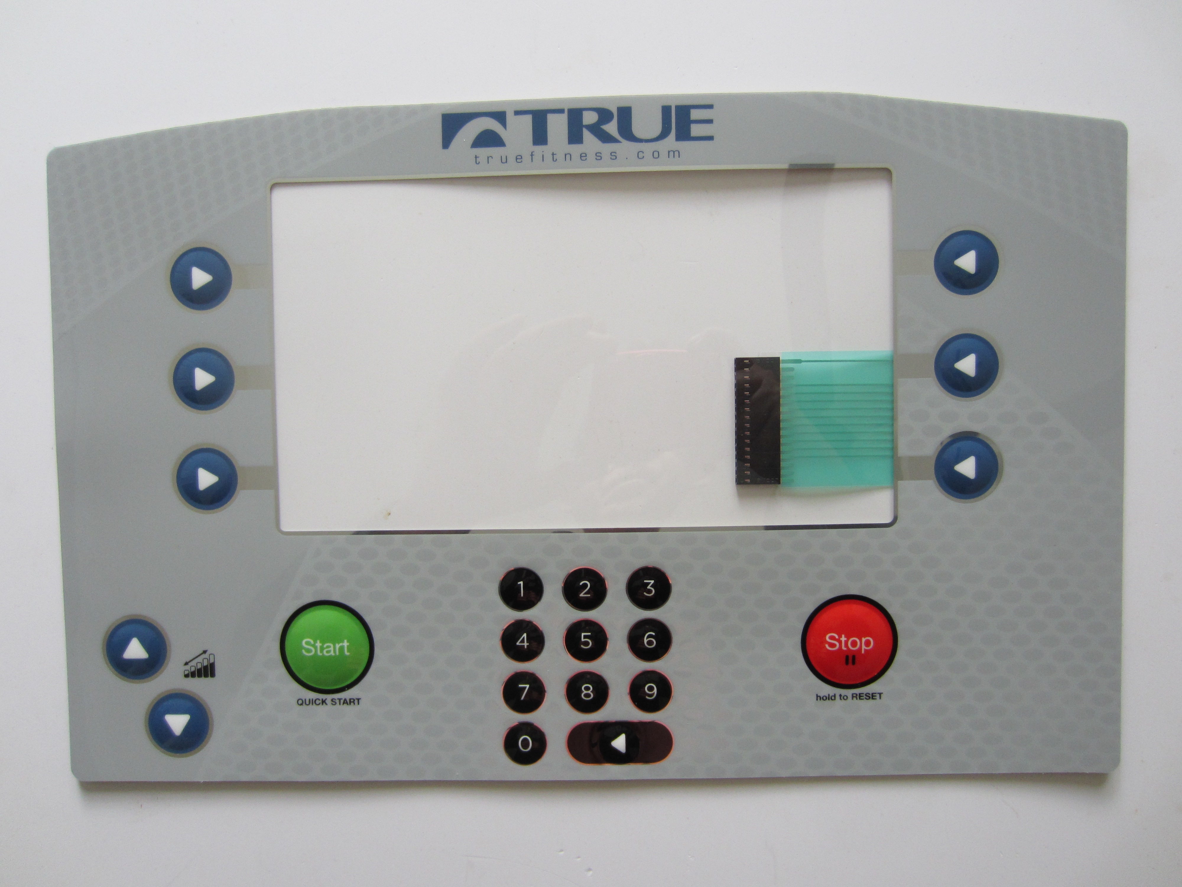 True Elliptical / Bike Membrane Overlay Keypad – FitnessGraphics.com