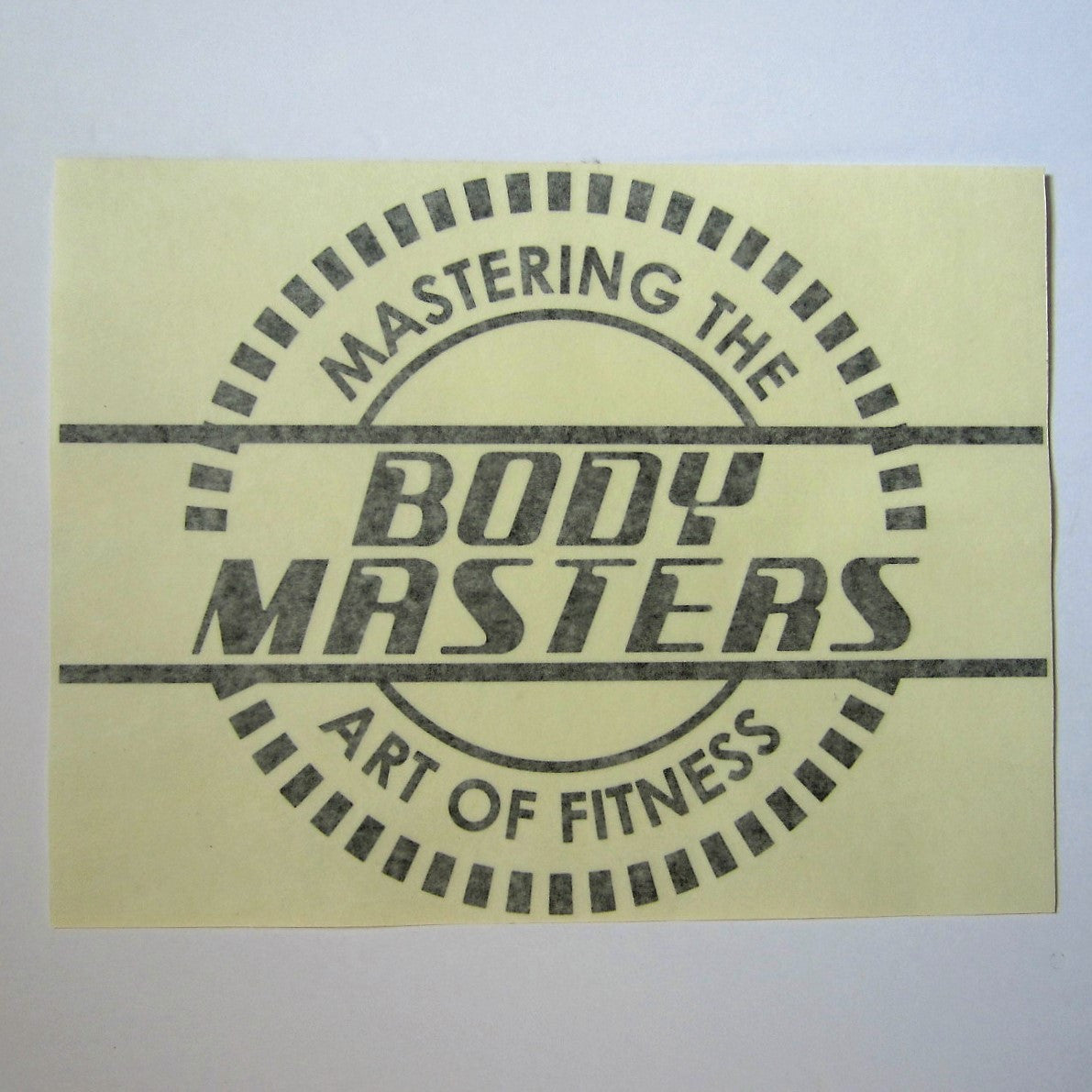 Mastering The Art of Fitness Decal 12" x 9" – FitnessGraphics.com
