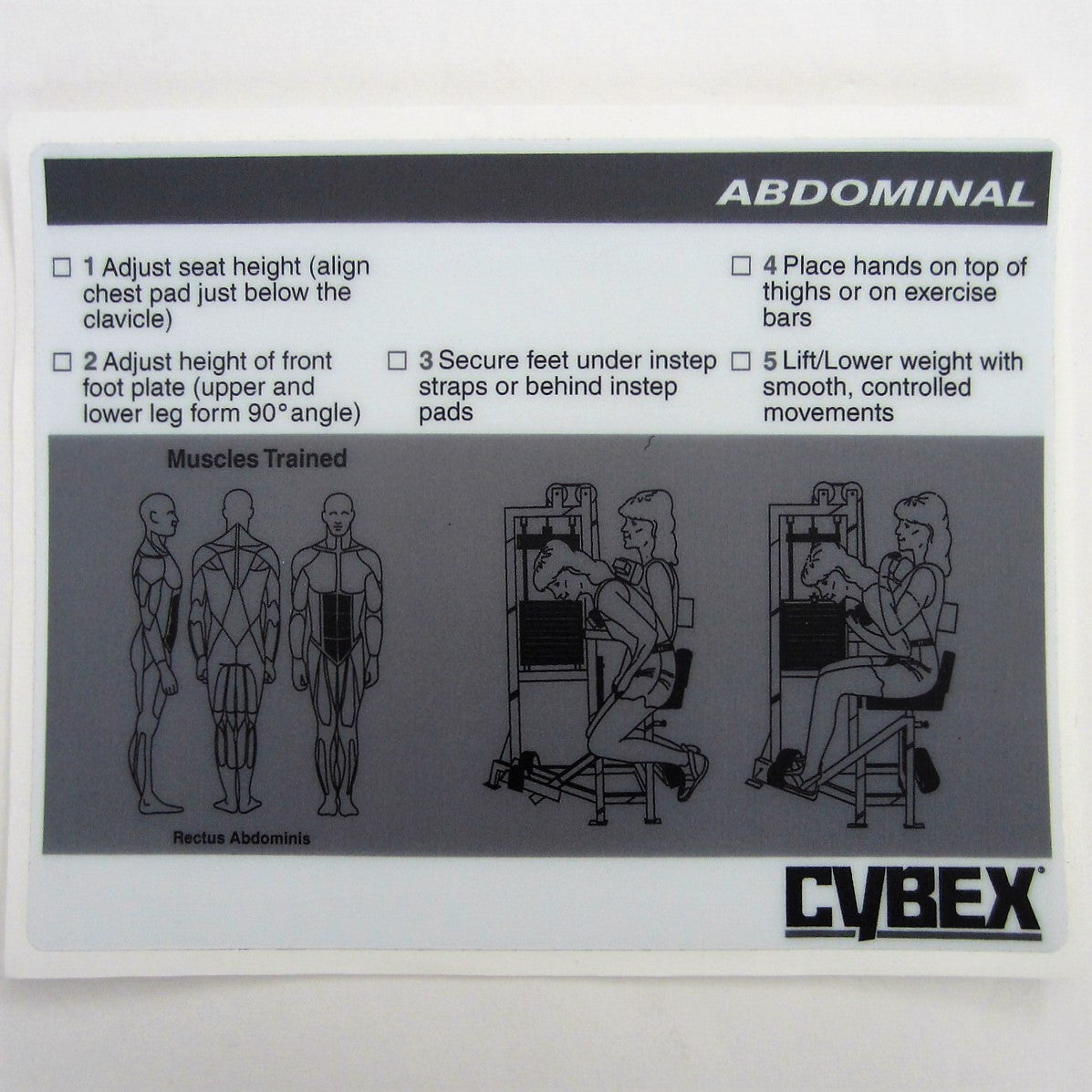 Cybex Classic Abdominal – FitnessGraphics.com