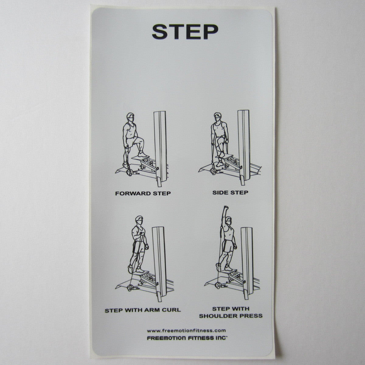 Freemotion Step 17" x 9" – FitnessGraphics.com