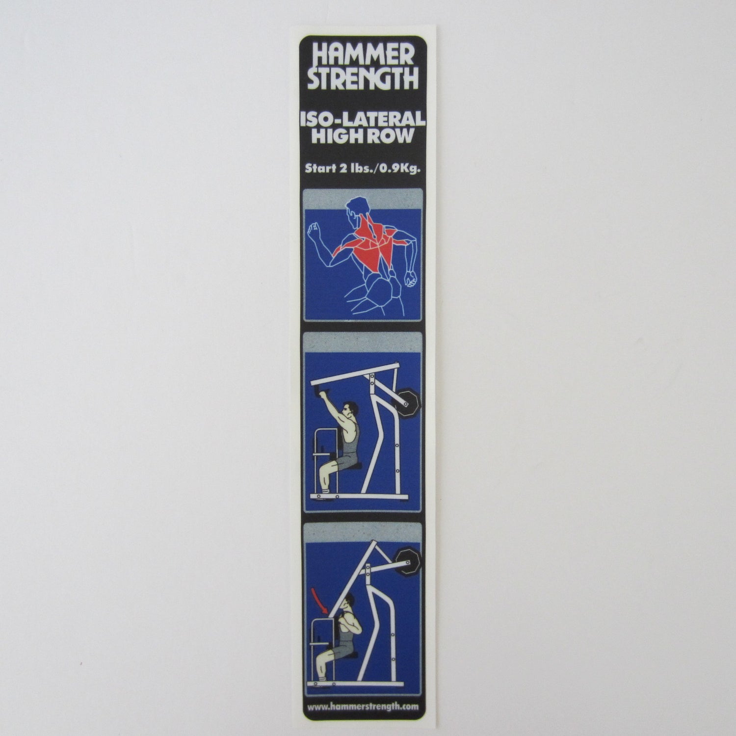 Hammer Strength Instruction Decals – FitnessGraphics.com