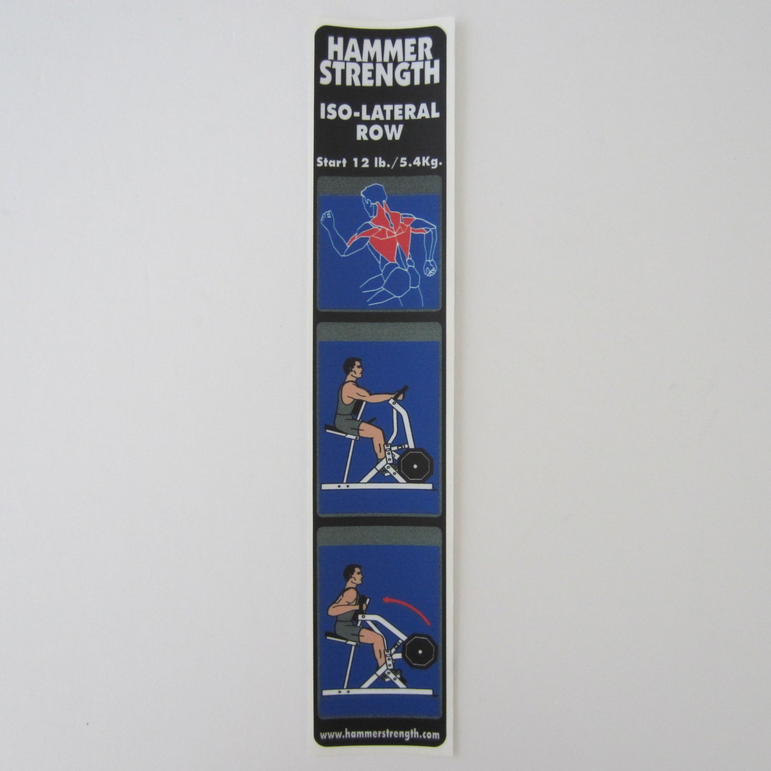 Hammer Strength Instruction Decals – FitnessGraphics.com