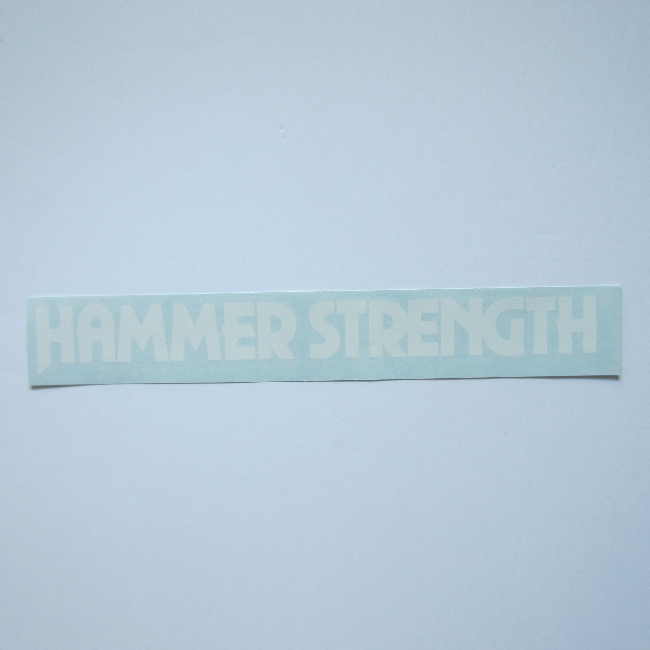Hammer Strength Decal 13 3/4" x 1.5" – FitnessGraphics.com