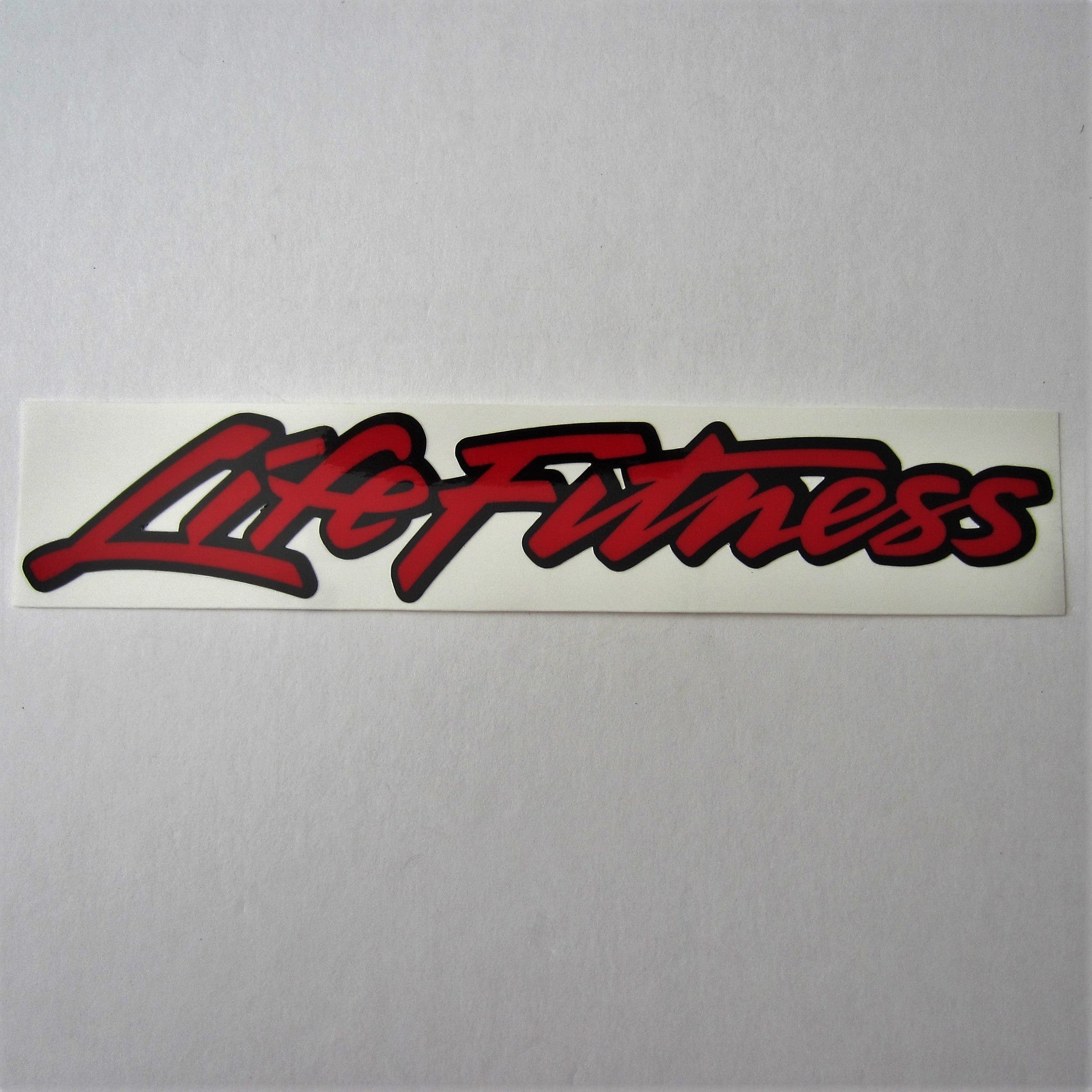 Life Fitness Decal Red / Black 10" – FitnessGraphics.com