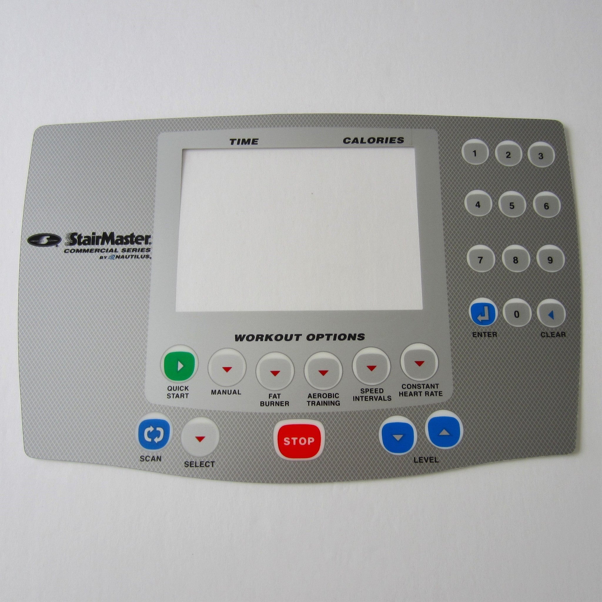 StairMaster C40 Silver Display Overlay – FitnessGraphics.com