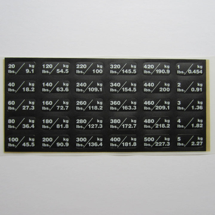 Weight Stack Number Overlays – FitnessGraphics.com